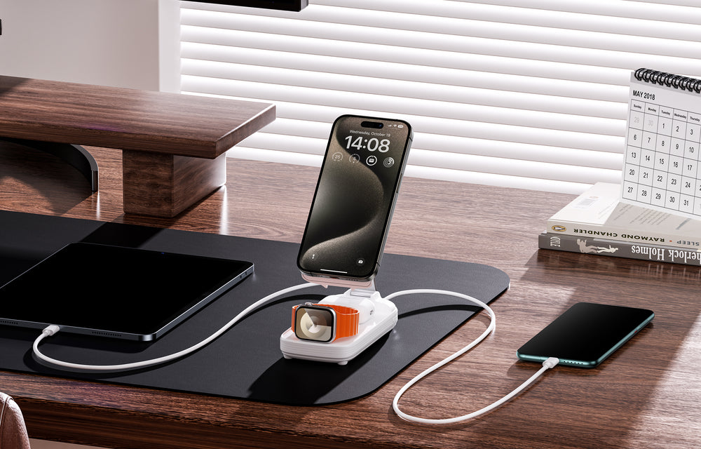 5-in-1 Wireless Charging Stand | 10000mAh Portable Power Bank | Benks