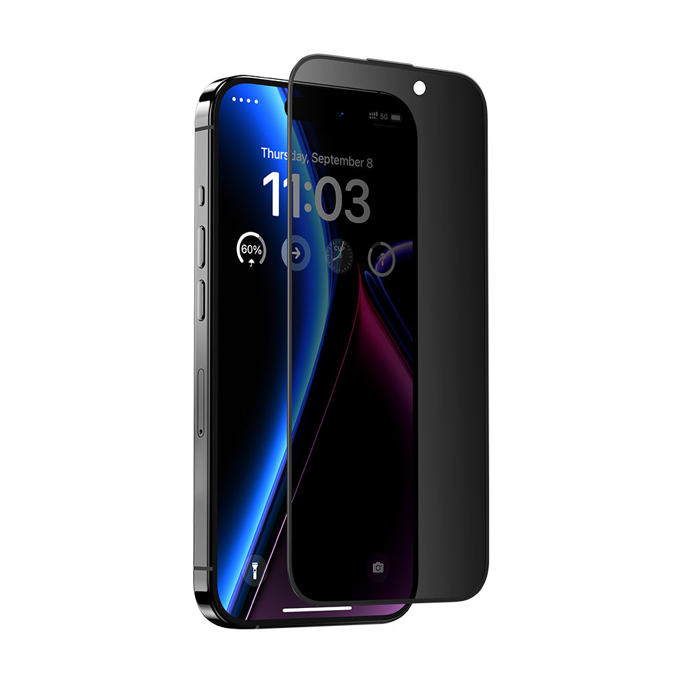 Ultra Shield Privacy Screen Protector for iPhone 15 Pro | Benks
